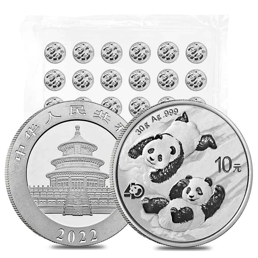 1oz Silver Chinese Panda – Gold Reef City Mint