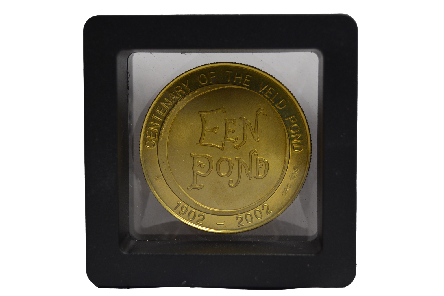Clear Coin Cases – Black Trim – Gold Reef City Mint